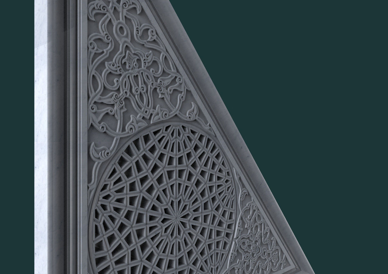 Mosque Minbar 3d Stl Model For Cnc Carving 3d Model 3d Printable Cgtrader