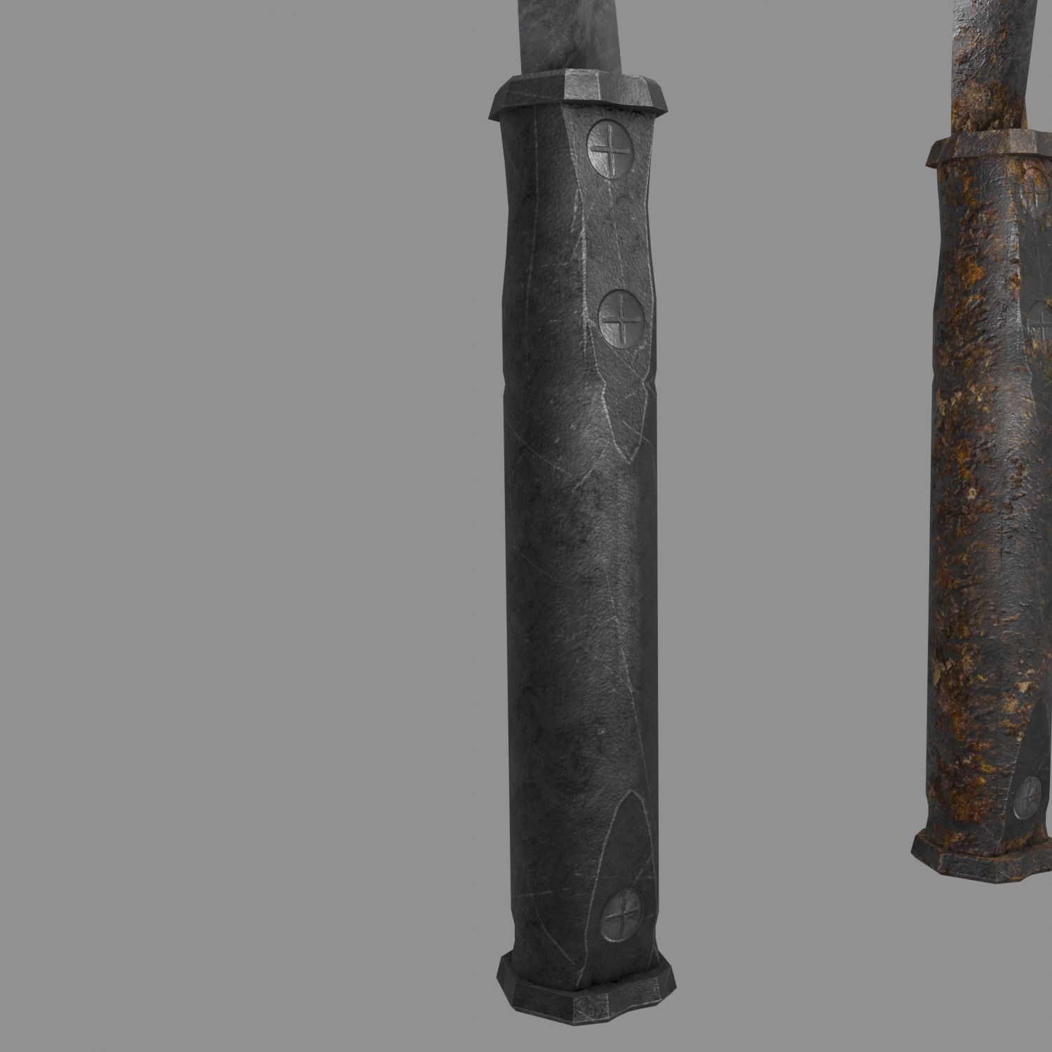 3D model cyclone knife - 3 texture styles VR / AR / low-poly | CGTrader