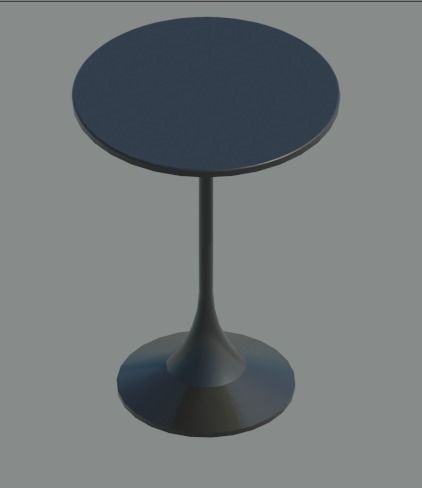 Table Glass Revit RFA 3D model | CGTrader
