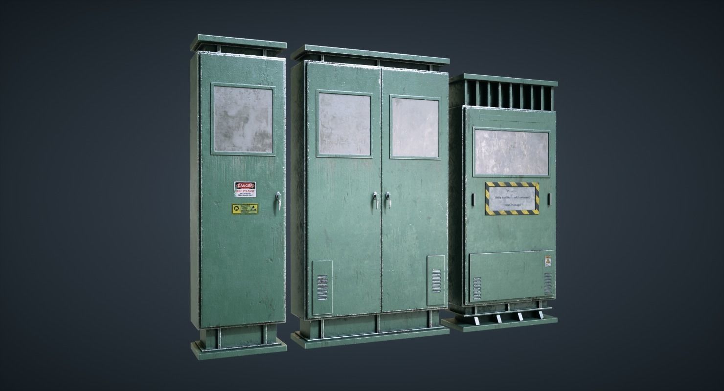 3D model Modular Generators VR / AR / low-poly | CGTrader