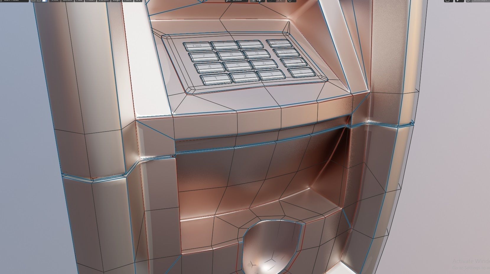 ATM machine 3D model | CGTrader