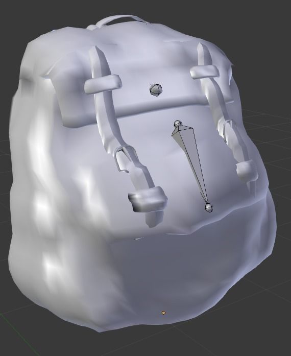 Lowpoly Rigged Backpack free VR / AR / low-poly 3D model animated ...