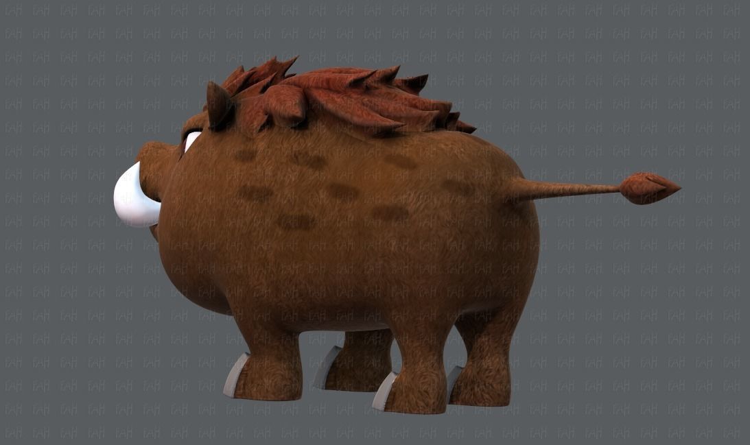 3D model Boar V02 VR / AR / low-poly | CGTrader