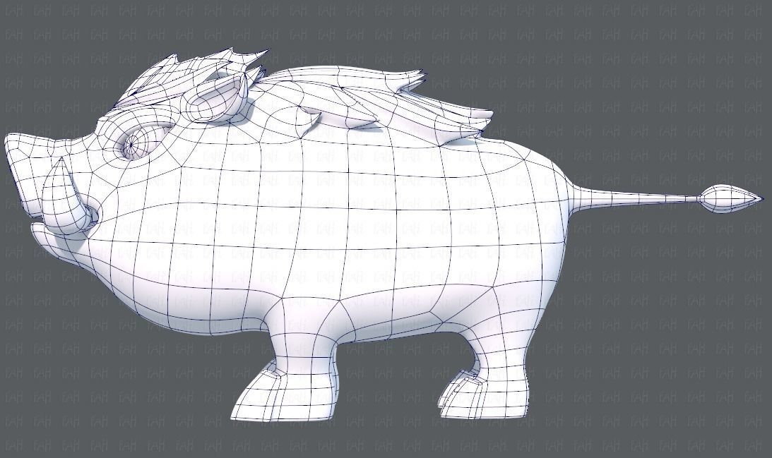 3D model Boar V02 VR / AR / low-poly | CGTrader