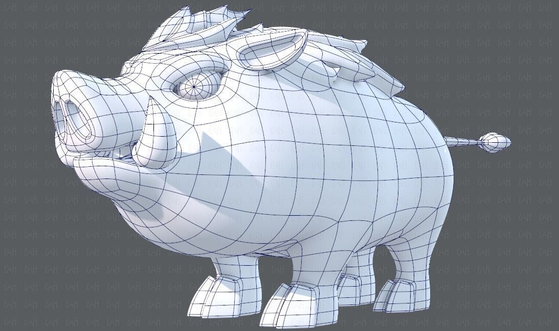 3D model Boar V02 VR / AR / low-poly | CGTrader