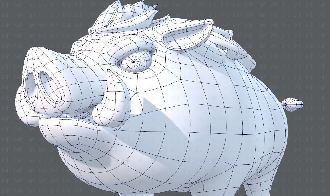 3D model Boar V02 VR / AR / low-poly | CGTrader