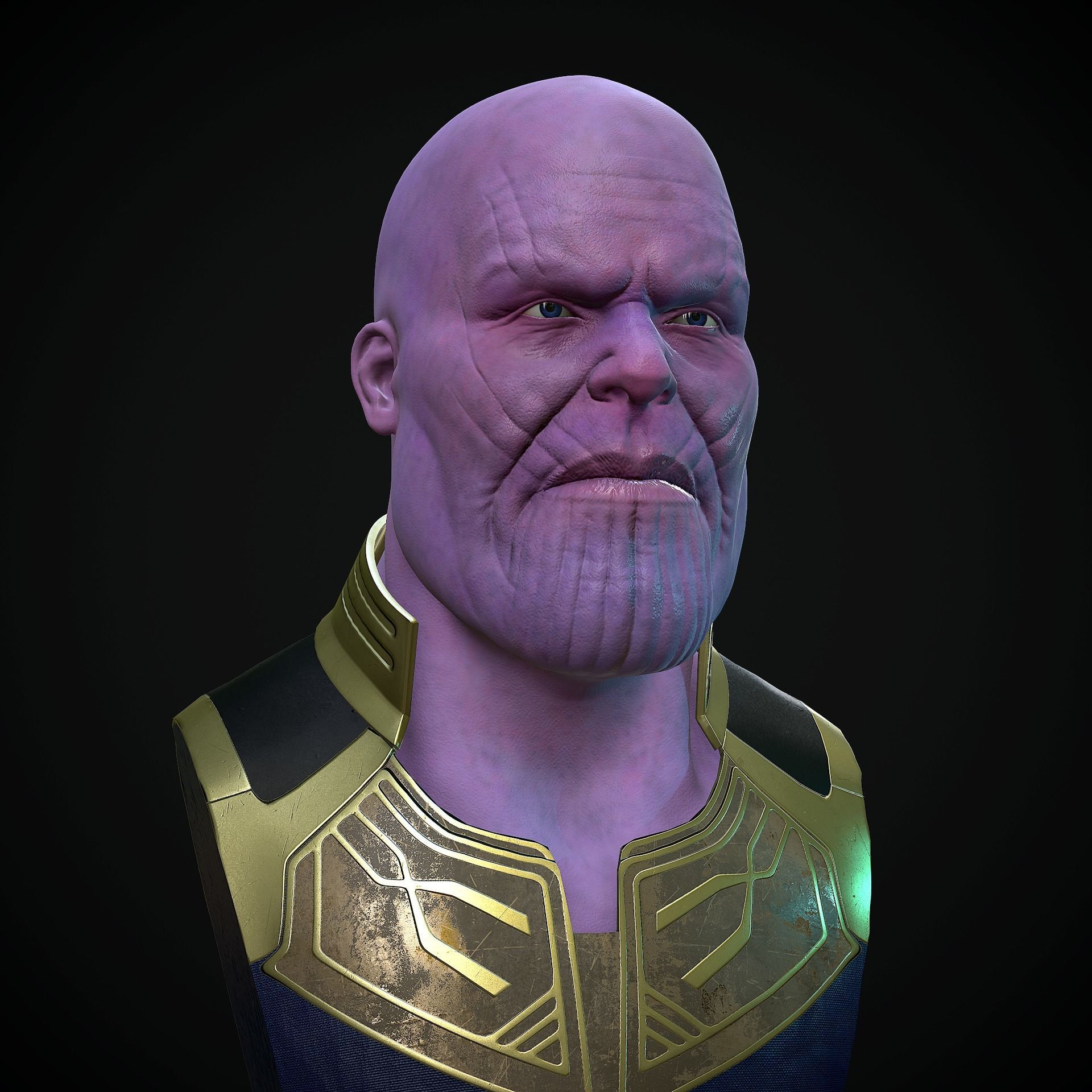 3D model Thanos VR / AR / low-poly | CGTrader
