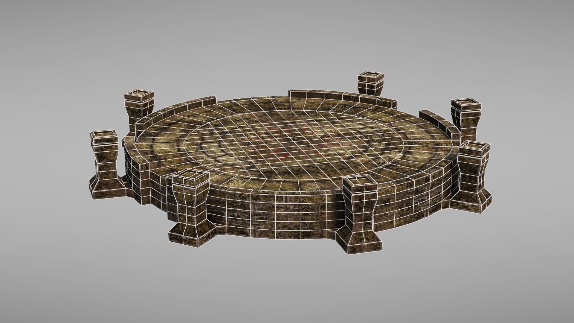 3D model Ancient altar VR / AR / low-poly | CGTrader