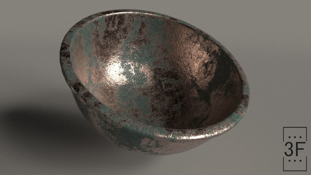 3D model Bowl PBR low poly cup VR / AR / low-poly | CGTrader