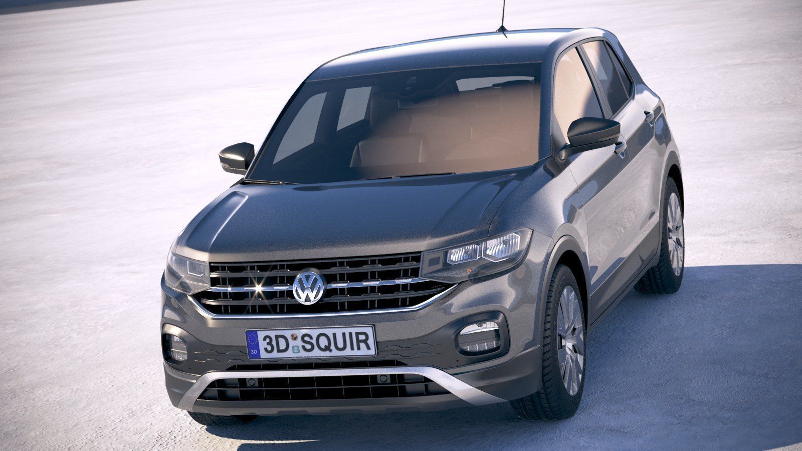 Volkswagen T-Cross basic 2019 3D model | CGTrader