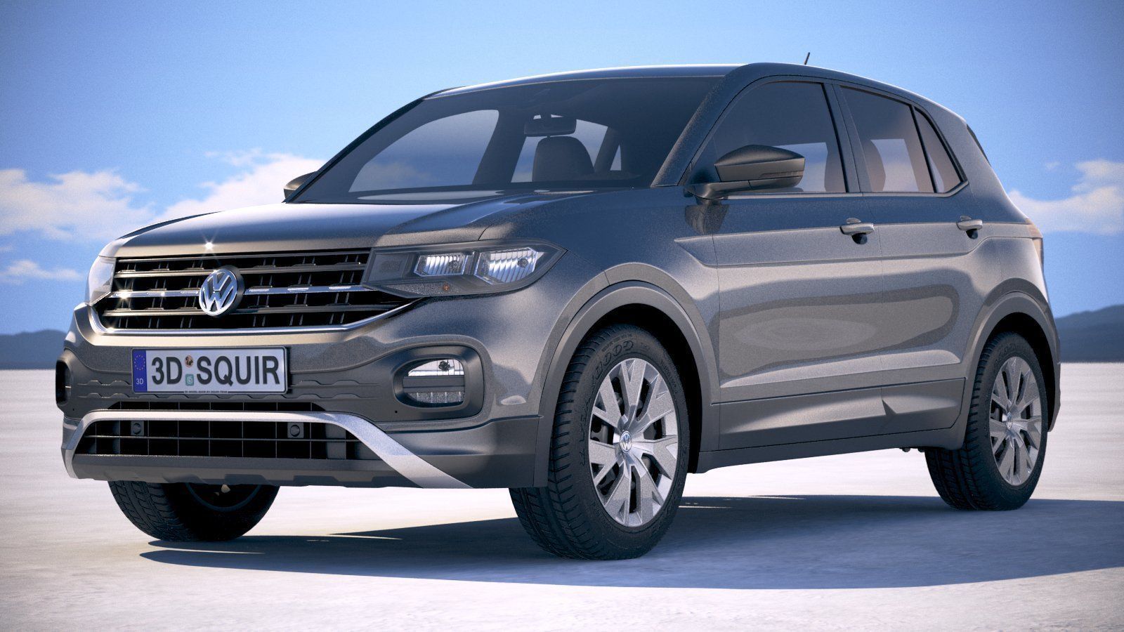 Volkswagen T-Cross basic 2019 3D model | CGTrader