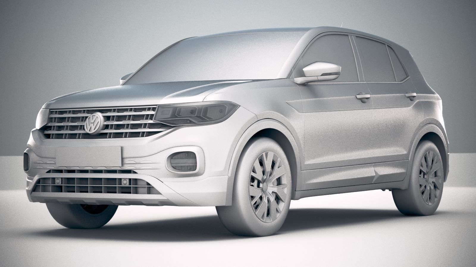 Volkswagen T-Cross basic 2019 3D model | CGTrader