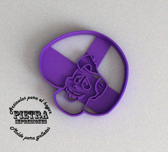 MOLDE CORTANTE PARA GALLETAS FONDANT COCO 3D model 3D printable | CGTrader