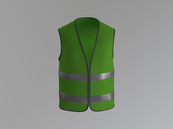 3D model Worker Vest VR / AR / low-poly | CGTrader