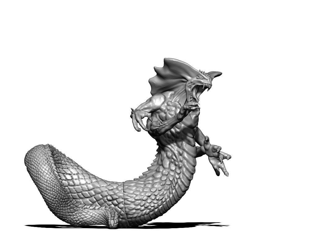 Naga 3d print model - Naga alpha - 57 mm 3D model 3D printable | CGTrader