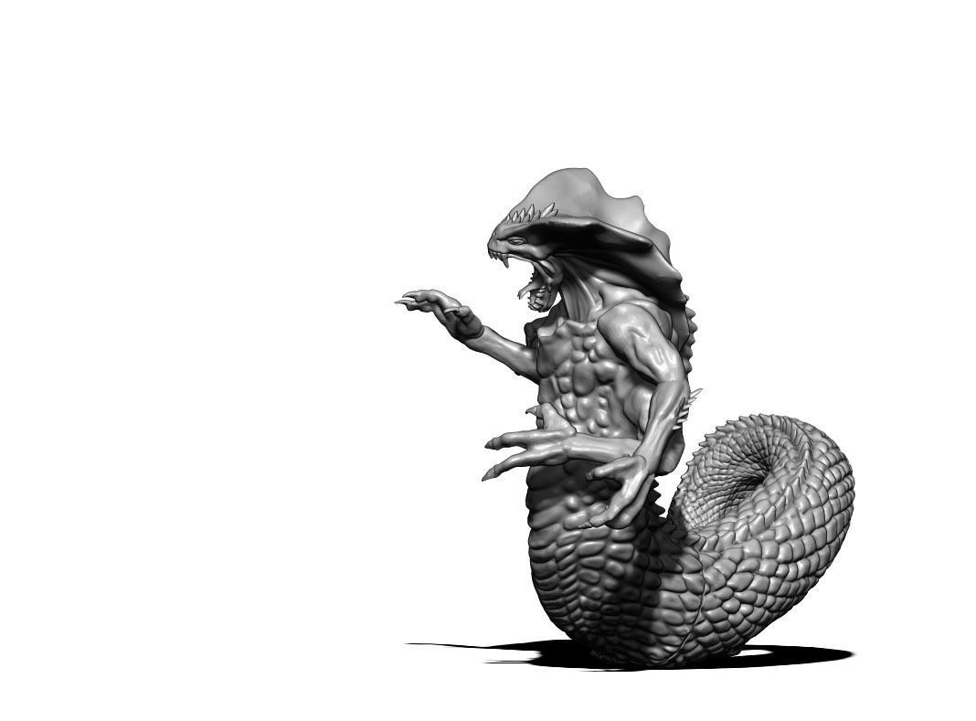 Naga 3d print model - Naga alpha - 57 mm 3D model 3D printable | CGTrader