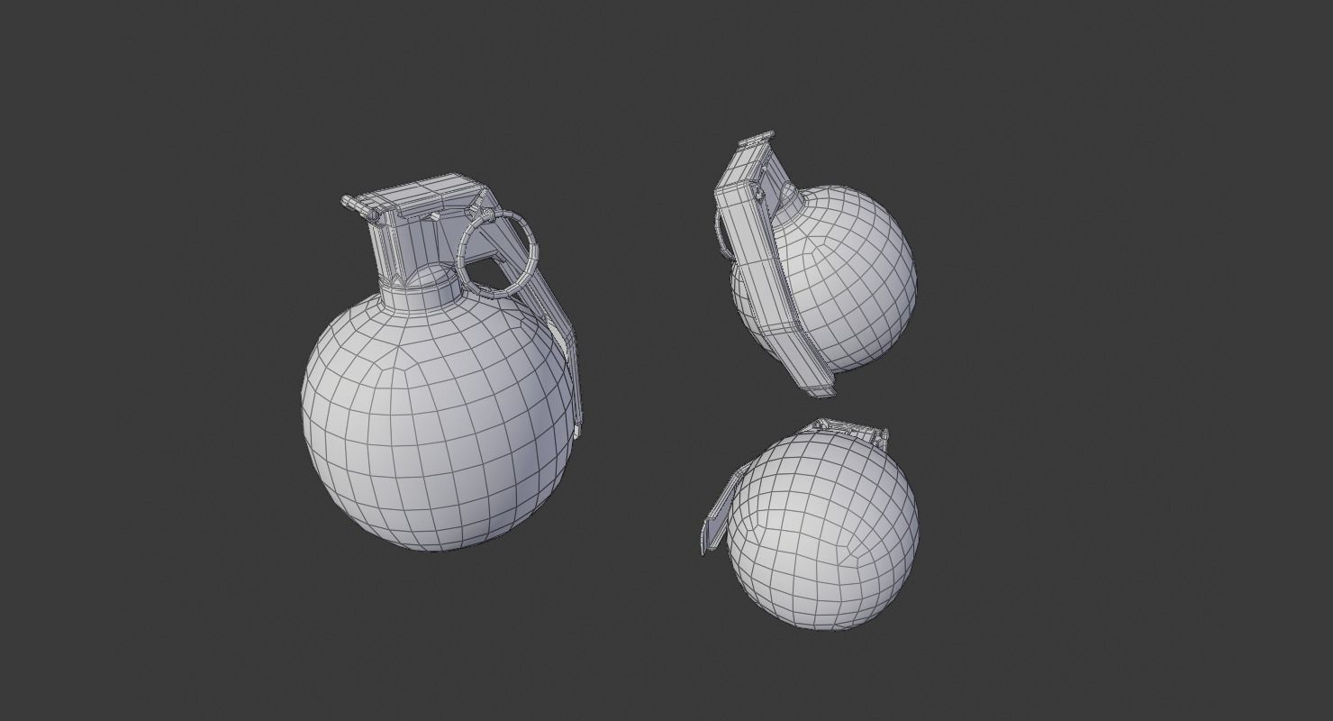 3D model M67 Fragmentation Grenade VR / AR / low-poly | CGTrader