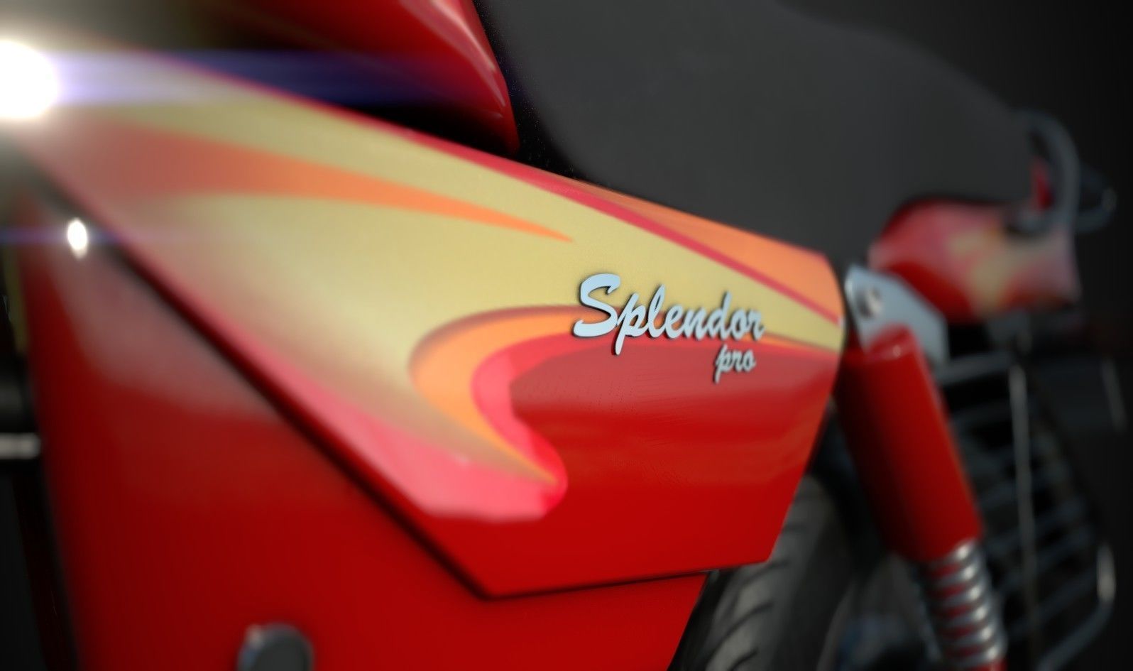 Hero Splendor 3D model | CGTrader