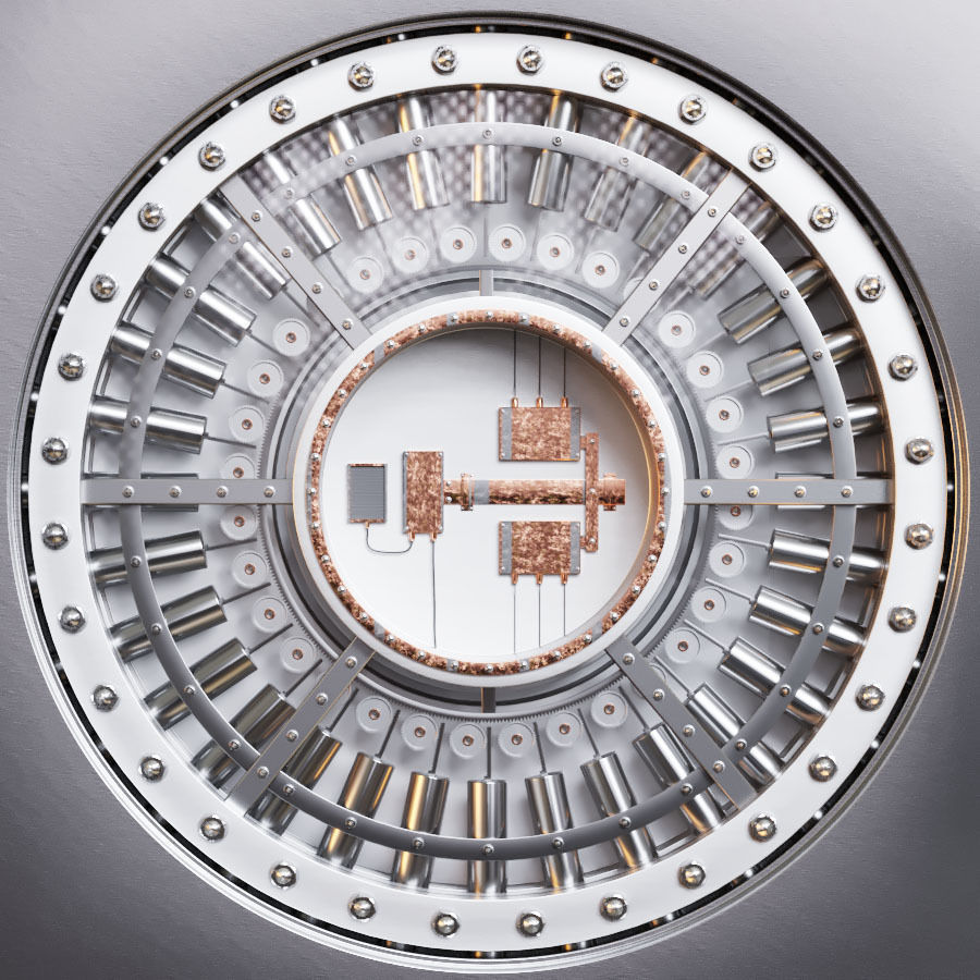 Bank Collection - Steel Bank Safe 3D 3D model | CGTrader