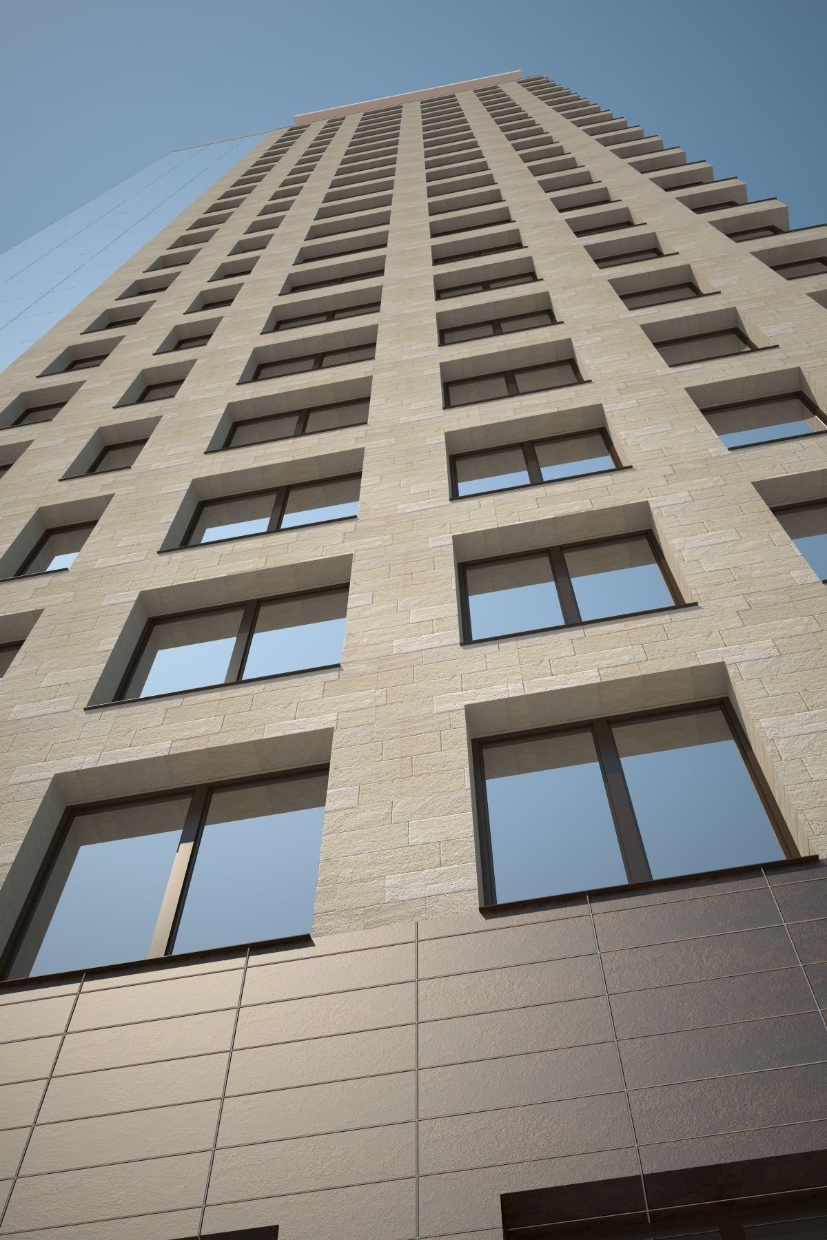 Skyscraper tall building 3D model | CGTrader