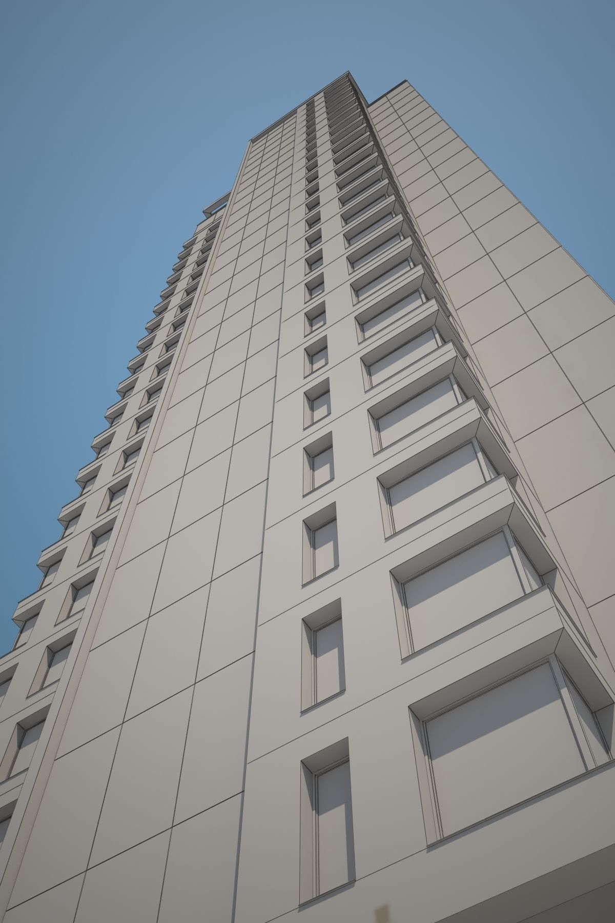 Skyscraper tall building 3D model | CGTrader