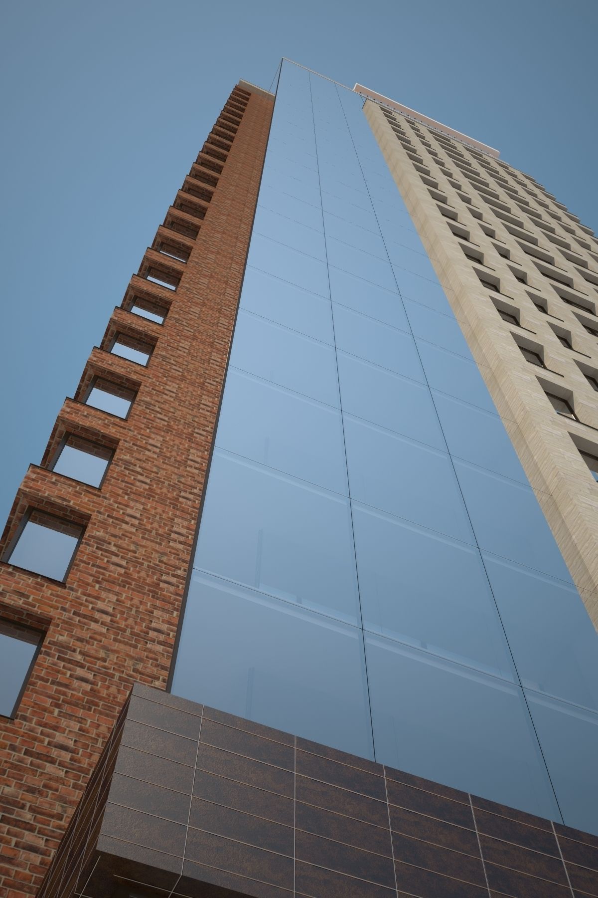 Skyscraper tall building 3D model | CGTrader