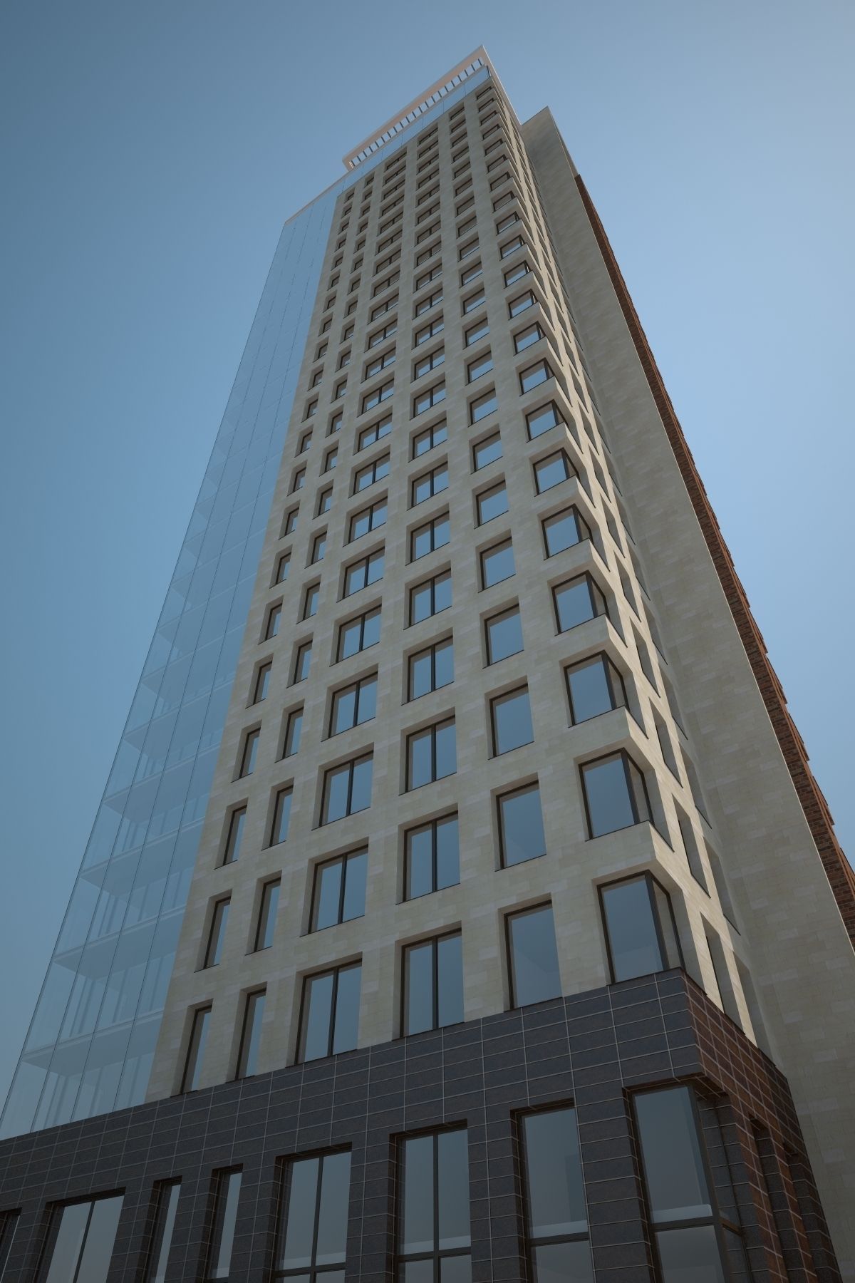 Skyscraper tall building 3D model | CGTrader