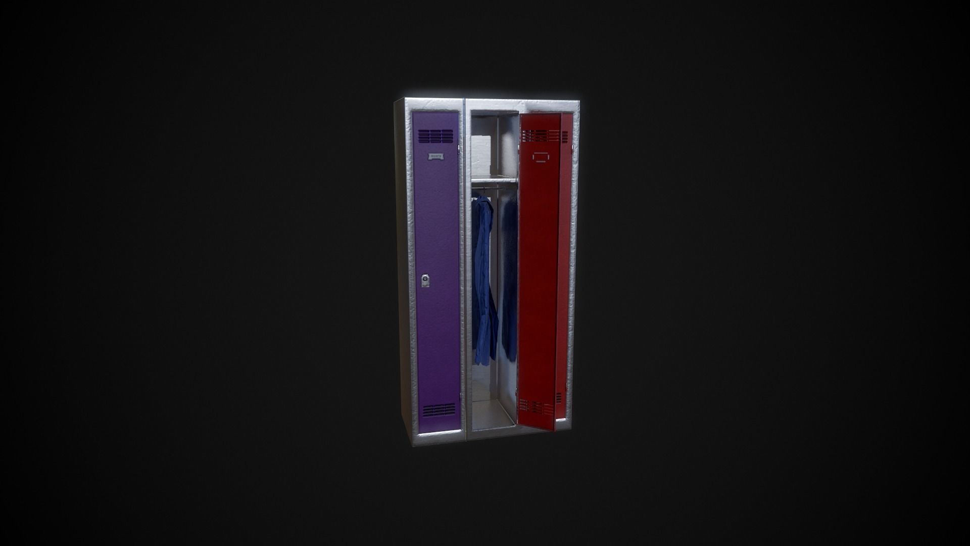 3D model Factory locker VR / AR / low-poly | CGTrader