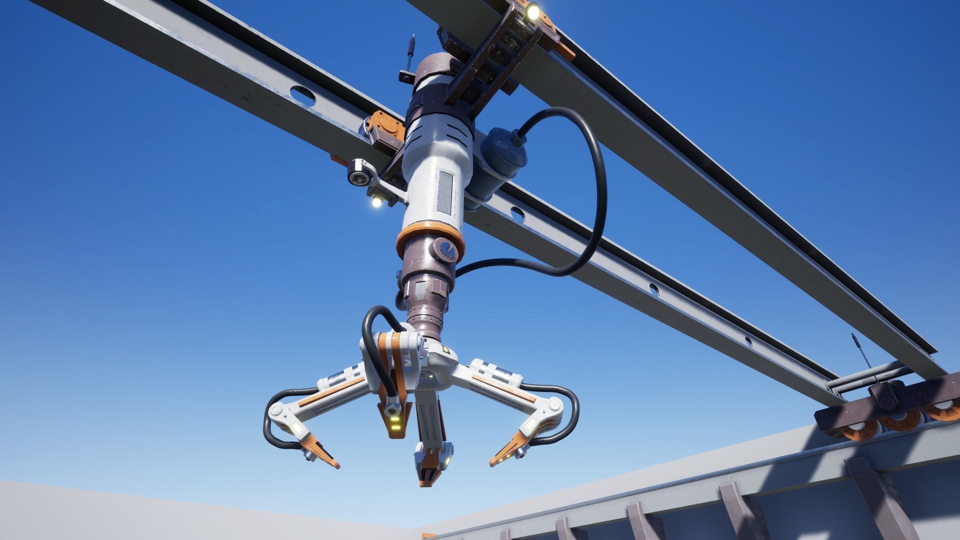 3D model Robotic Crane Balk VR / AR / low-poly | CGTrader