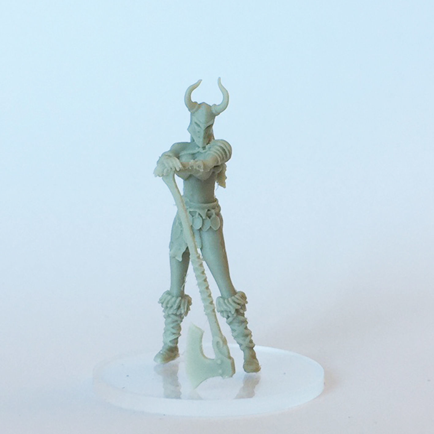 Barbarian woman - Irmine 35mm scale 3D model 3D printable | CGTrader