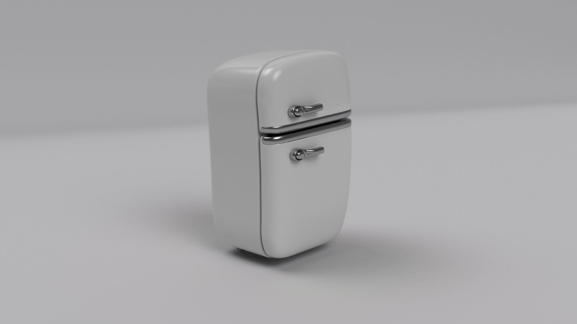 Cartoon Style Fridge animated 3D model animated rigged | CGTrader
