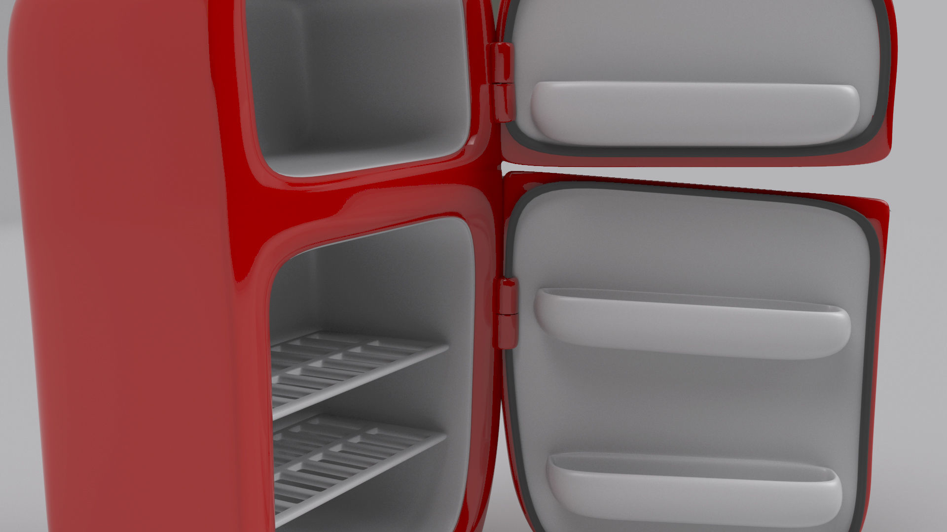 Cartoon Style Fridge animated 3D model animated rigged | CGTrader