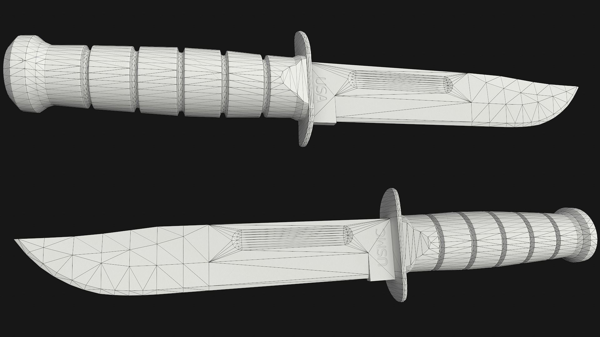 3D model Knives Pack VR / AR / low-poly | CGTrader