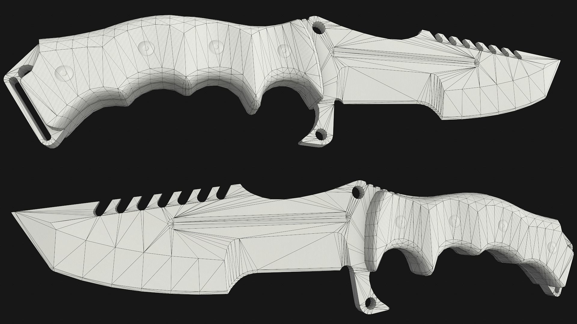 3D model Knives Pack VR / AR / low-poly | CGTrader