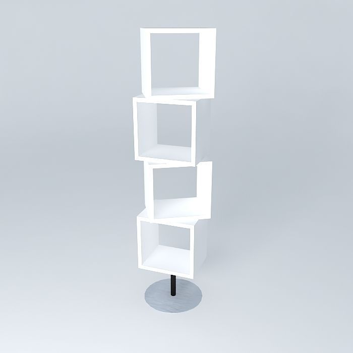 Swivel Cube Display Cabinet ByPercy Ramos free 3D model | CGTrader