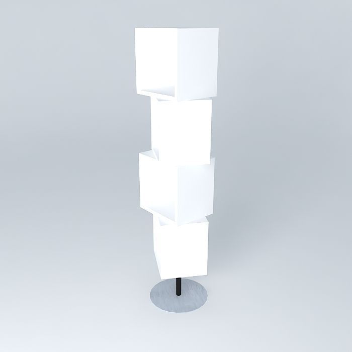 Swivel Cube Display Cabinet ByPercy Ramos free 3D model | CGTrader