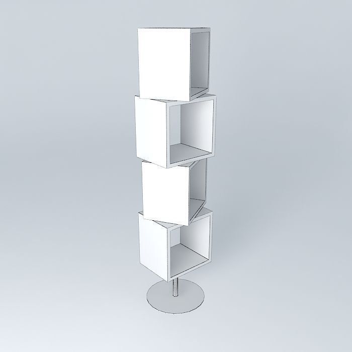 Swivel Cube Display Cabinet ByPercy Ramos free 3D model | CGTrader