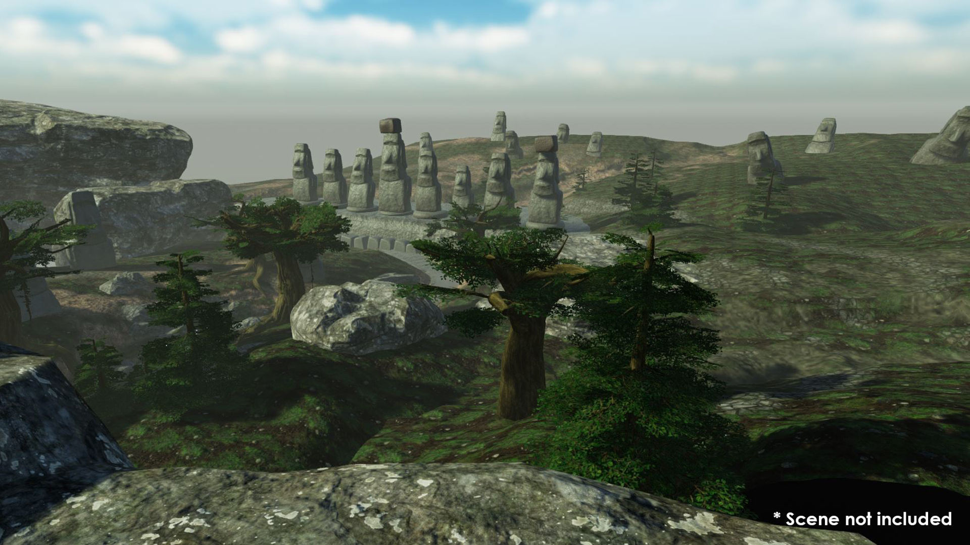 Moai Stone Statues 3D model | CGTrader