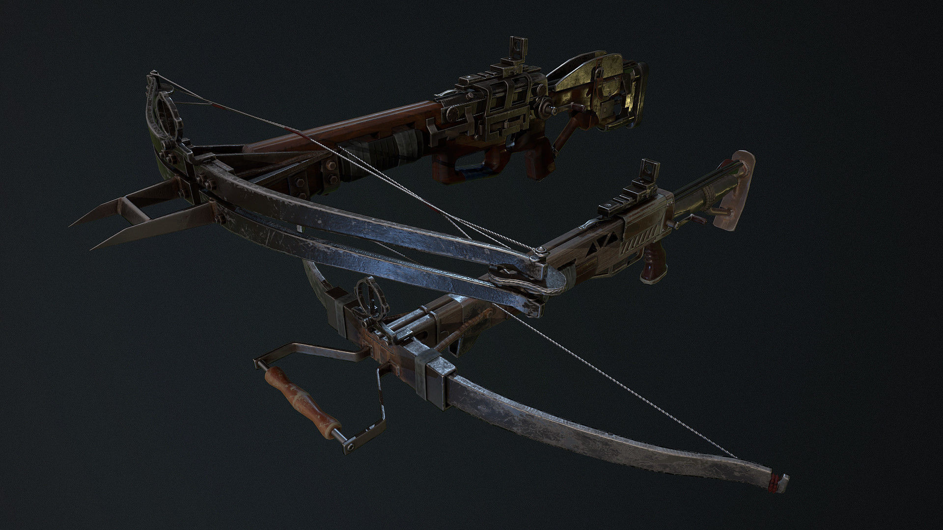 3D model Crossbow VR / AR / low-poly | CGTrader