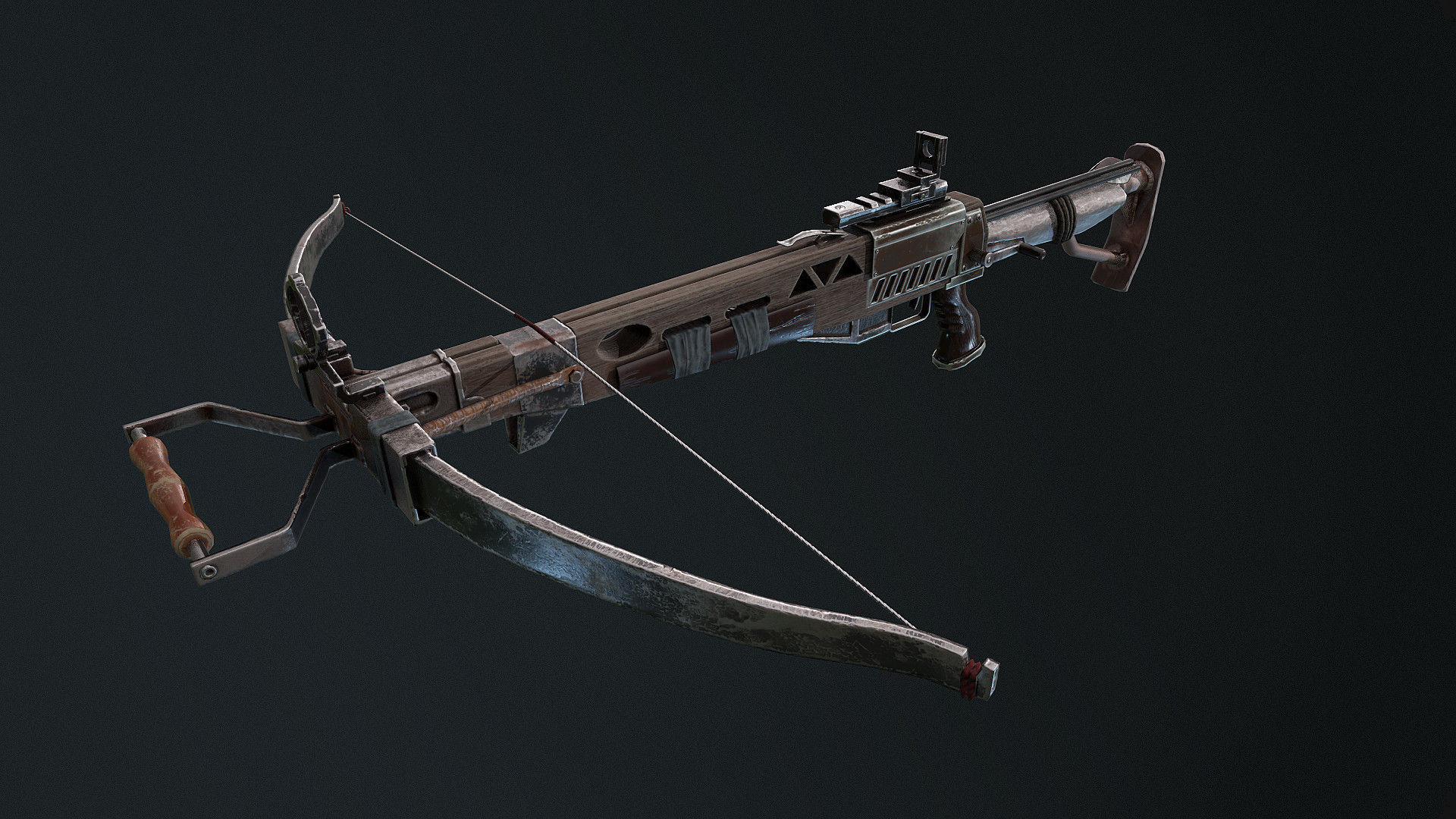 3D model Crossbow VR / AR / low-poly | CGTrader