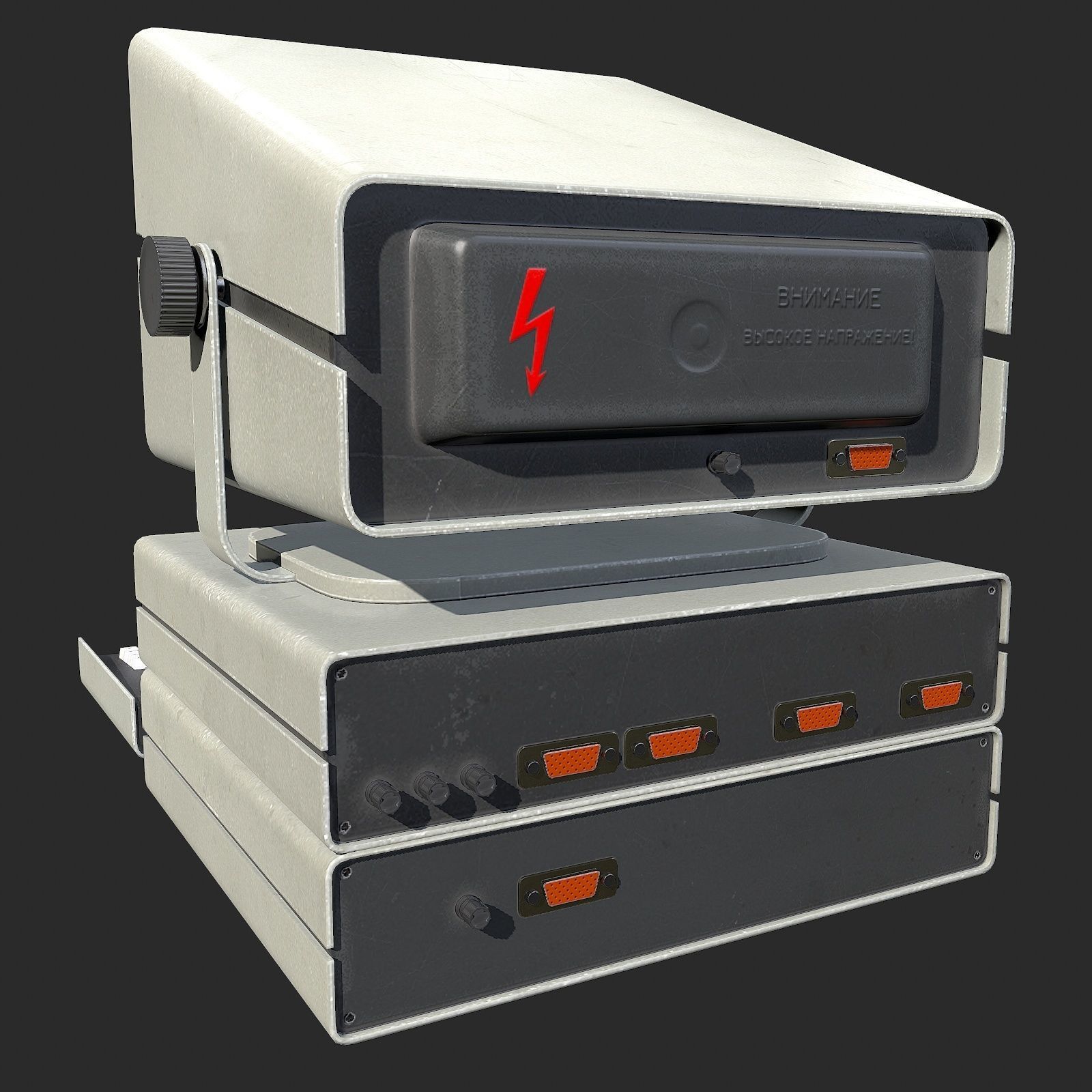 3D model Soviet PC VR / AR / low-poly | CGTrader