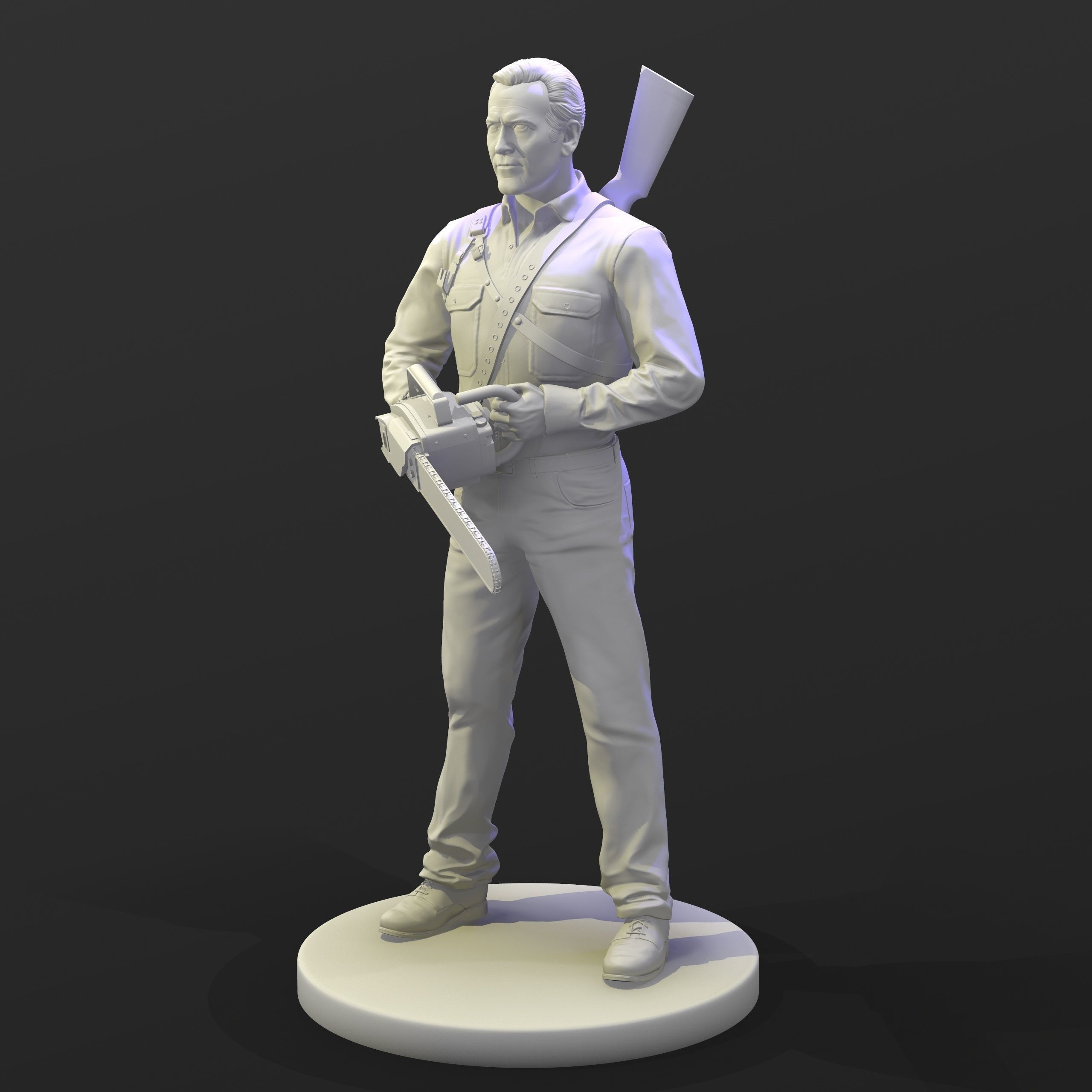Ash vs evil dead figurine 3D model 3D printable | CGTrader