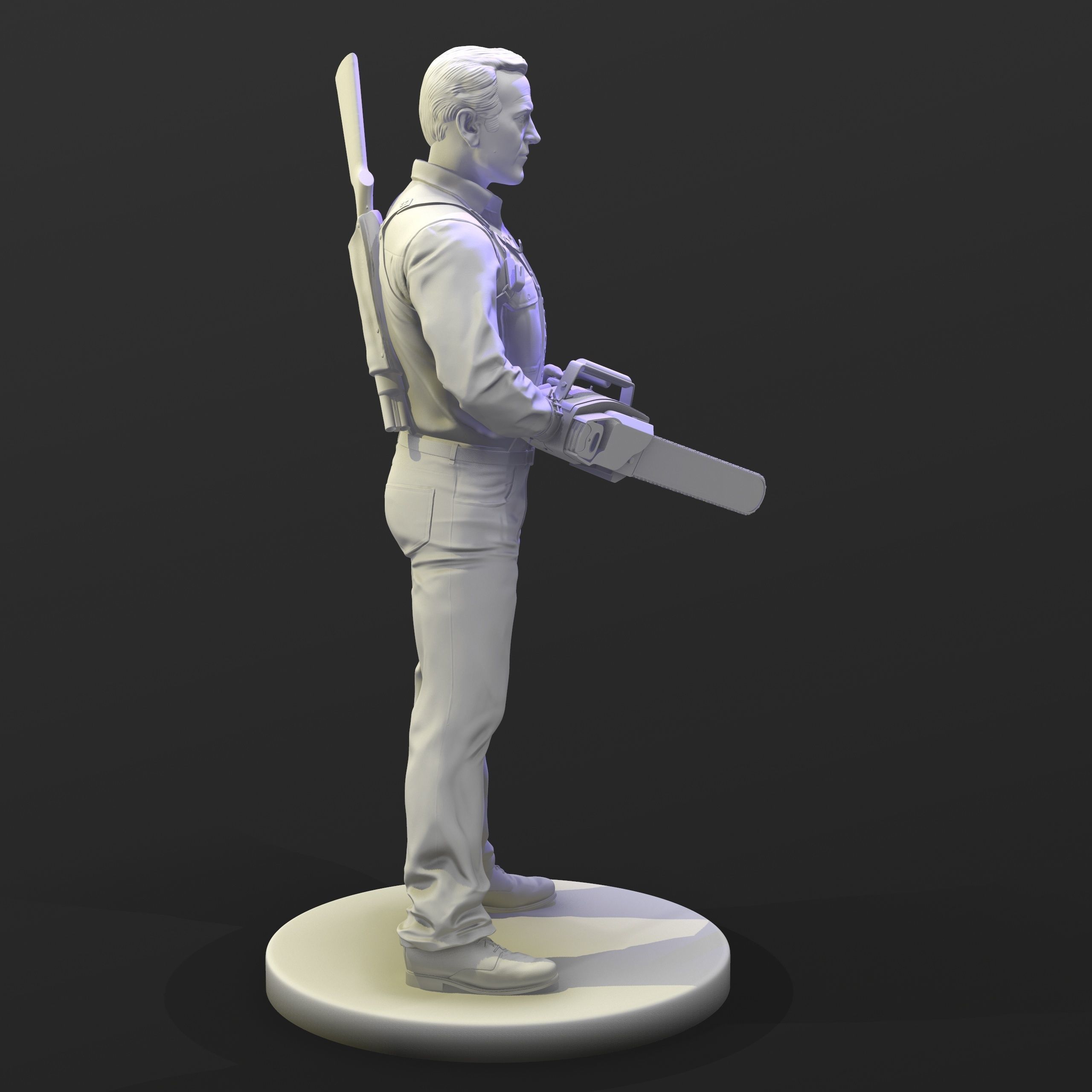Ash vs evil dead figurine 3D model 3D printable | CGTrader