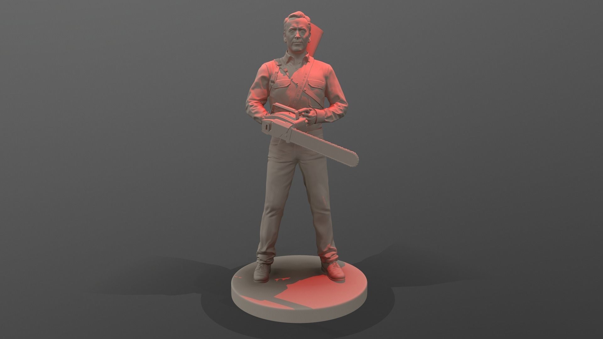Ash vs evil dead figurine 3D model 3D printable | CGTrader