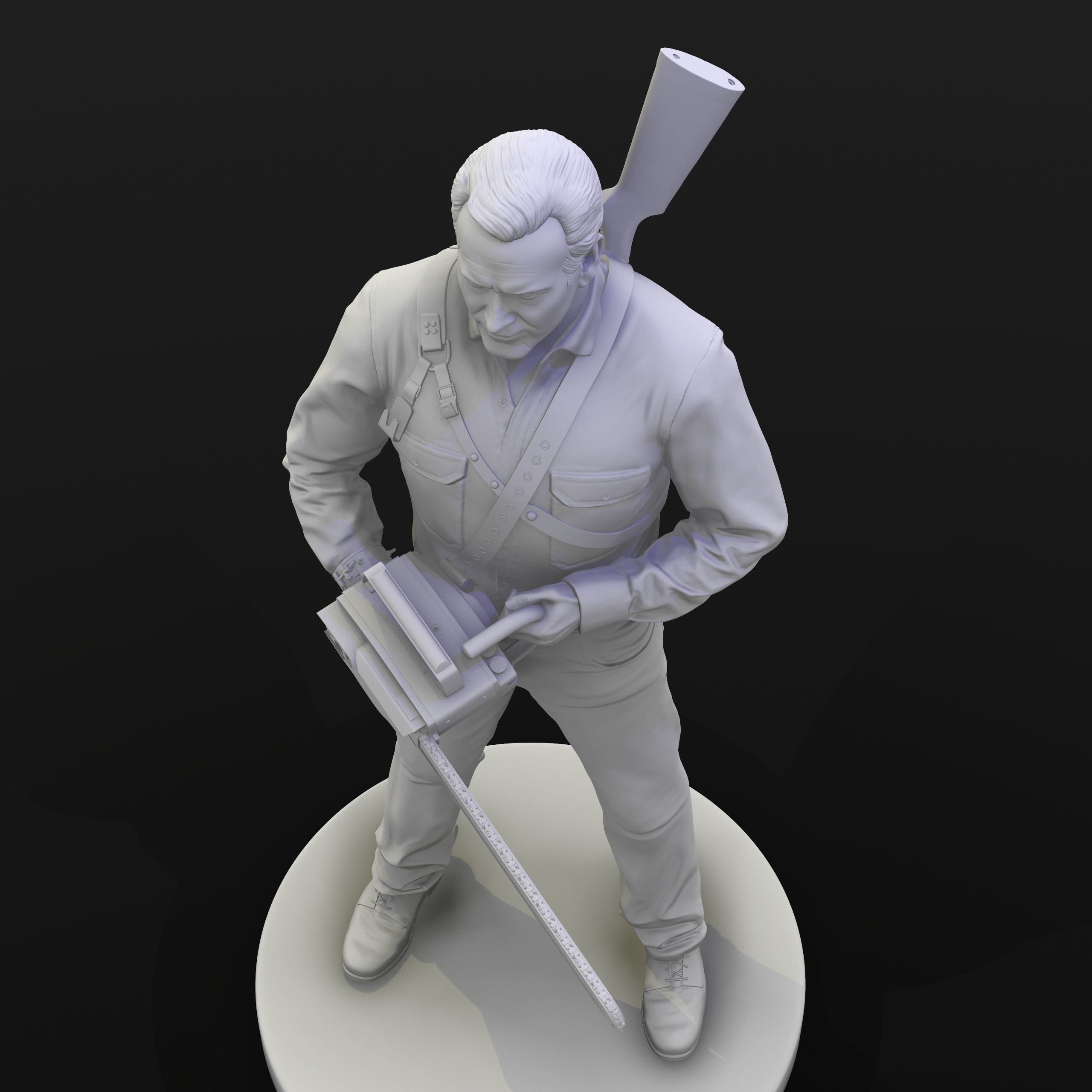 Ash vs evil dead figurine 3D model 3D printable | CGTrader