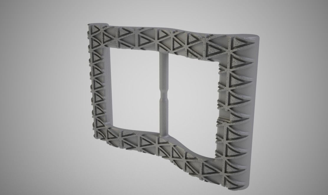 Belt Buckle 5 3D model 3D printable | CGTrader
