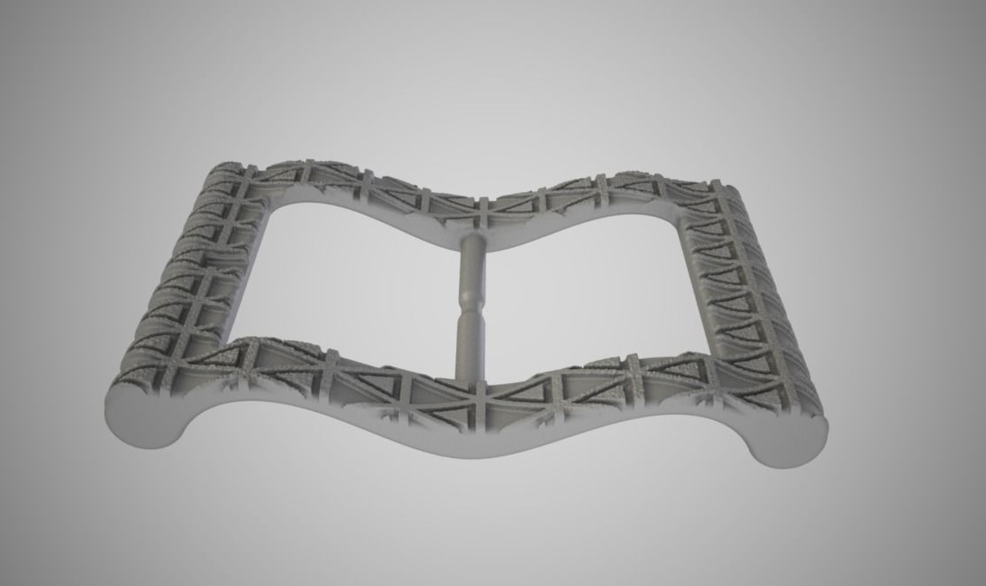 Belt Buckle 5 3D model 3D printable | CGTrader