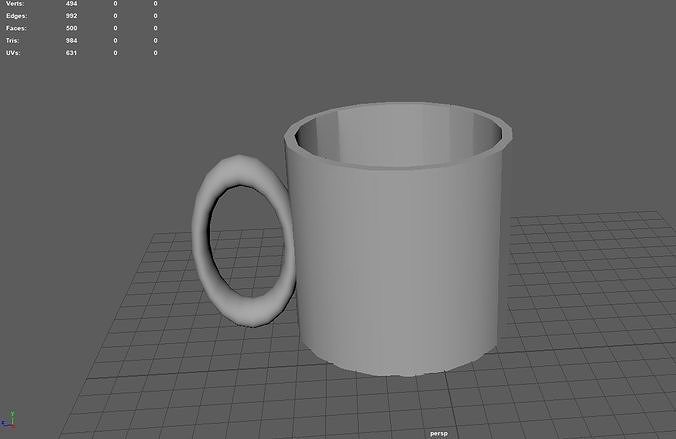 Cup Low Poly free 3D model | CGTrader