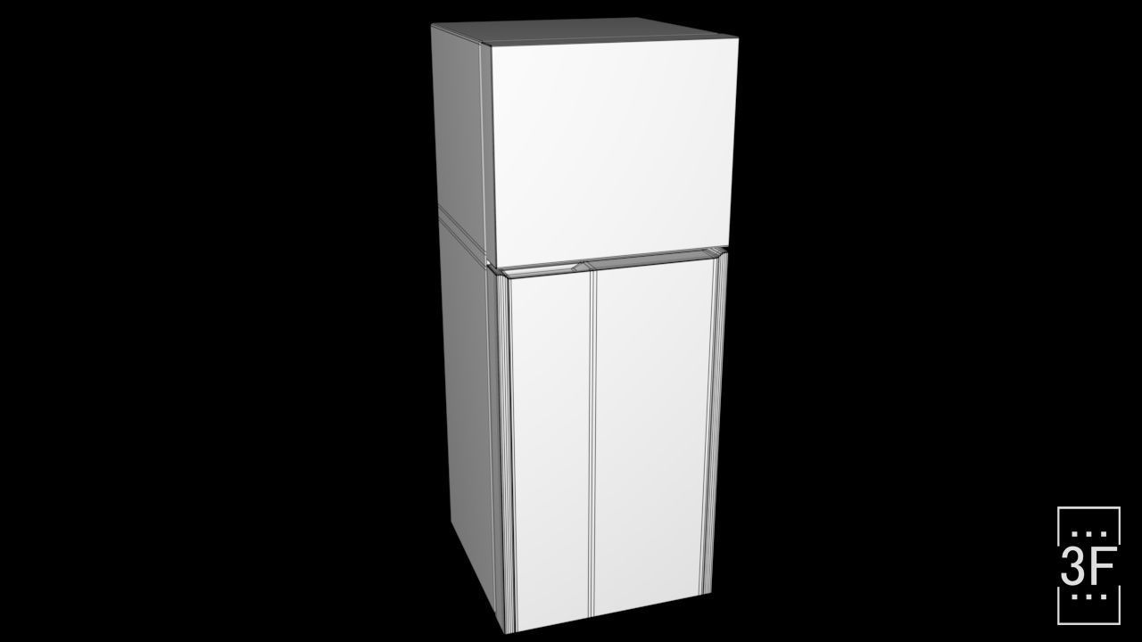 3D Fridge PBR Low poly refrigerator 3D model | CGTrader