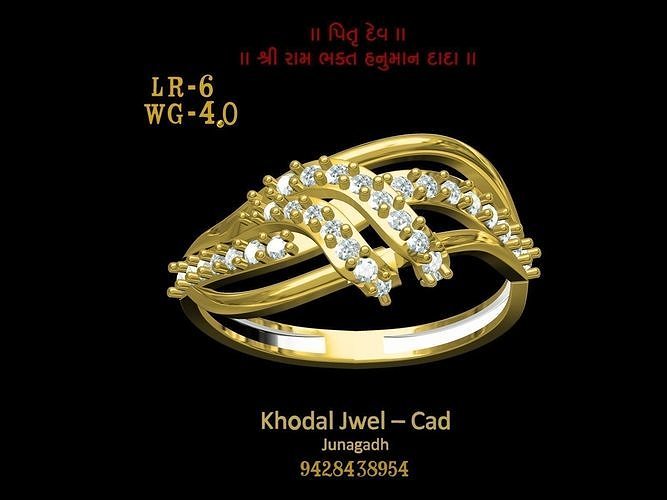 3D model ladies ring VR / AR / low-poly | CGTrader